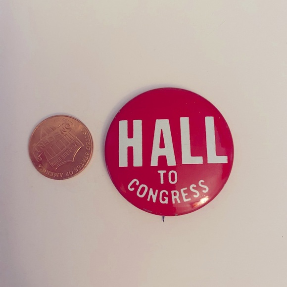 Accessories | Vintage Hall To Congress Button | Poshmark